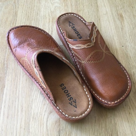 Aaa | Shoes | Aaa Brown Air Cushion Clog Shoe | Poshmark